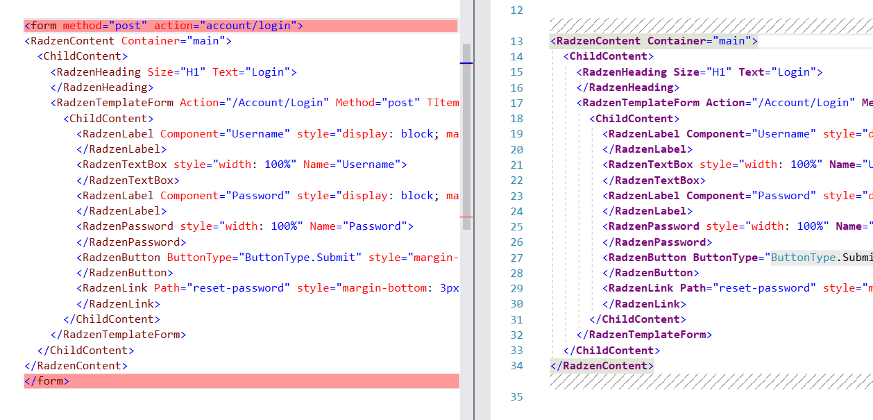 Login page broken since last Radzen update - Blazor Server - Radzen