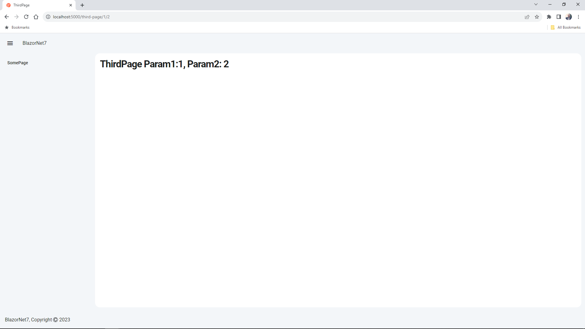 Nested NavigateTo not propagating parameters - Blazor Server - Radzen