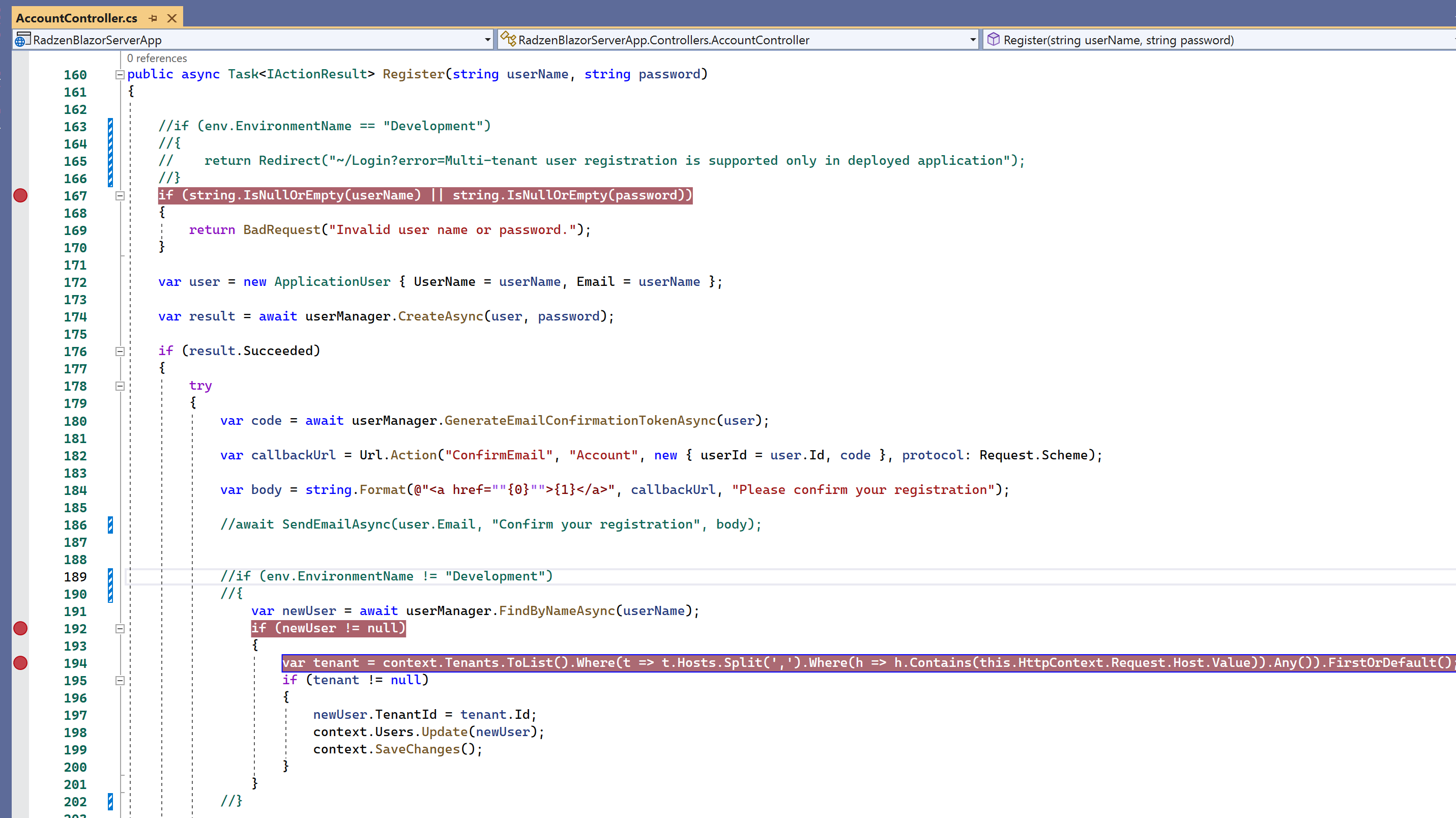 Multi-tenant register user not setting tenantId - Radzen Blazor Studio ... Multi-tenant register user not setting tenantId - Radzen Blazor Studio ...