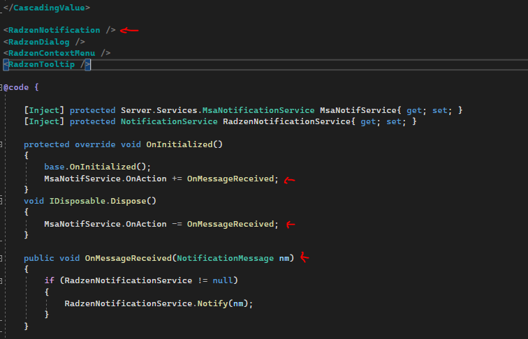 [Solved] RadzenNotification and NotificationService problem - Radzen.Blazor Components - Radzen