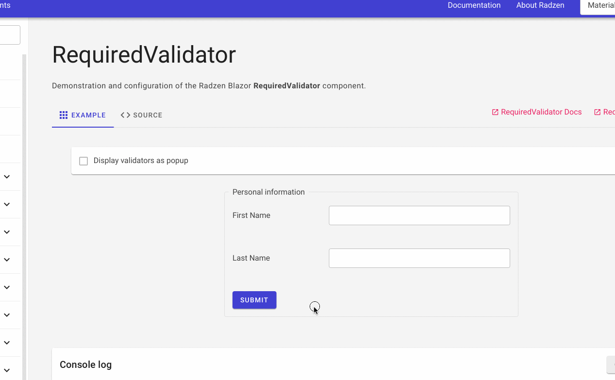 Validation Not Working Radzen IDE Blazor Server side Radzen