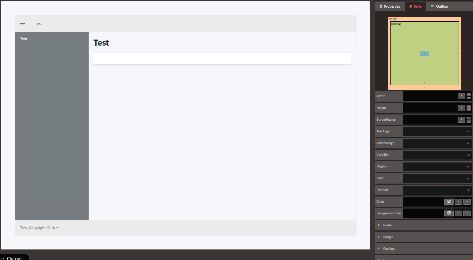 Card with rows generating unexpected error - Blazor Server - Radzen