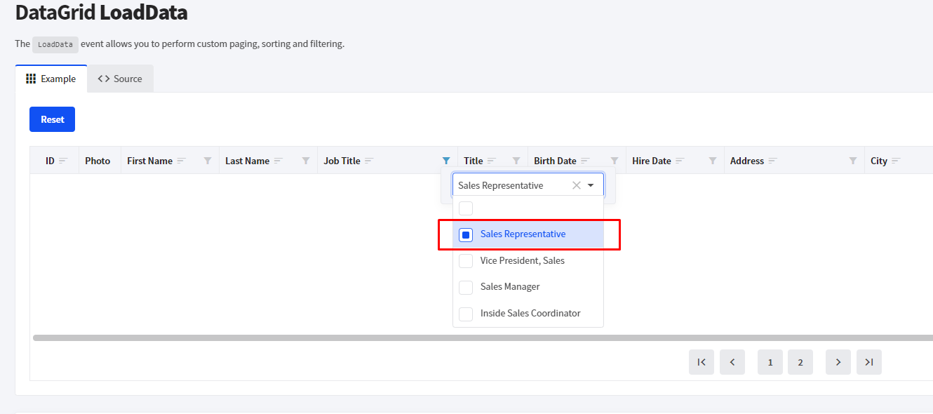 RadzenDataGrid pagination & filter bug - Radzen.Blazor Components - Radzen RadzenDataGrid pagination & filter bug - Radzen.Blazor Components - Radzen