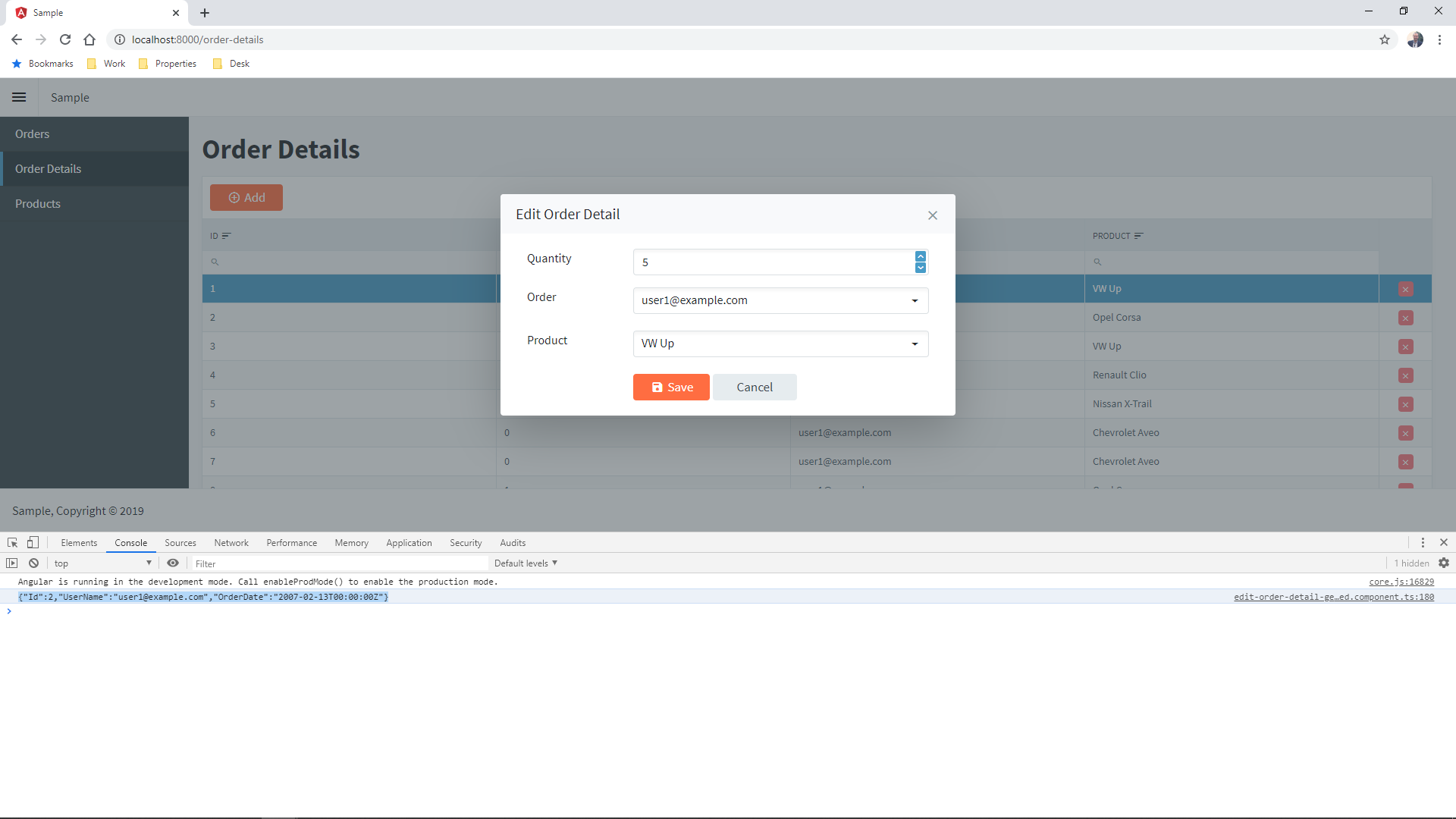 Lookup popup , using all column values - Angular - Radzen