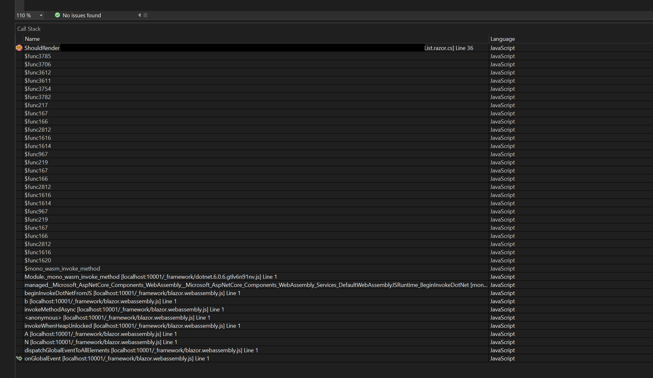 Radzendatagrid Triggers State Update When Edit Mode Has Any Bind Values Radzenblazor
