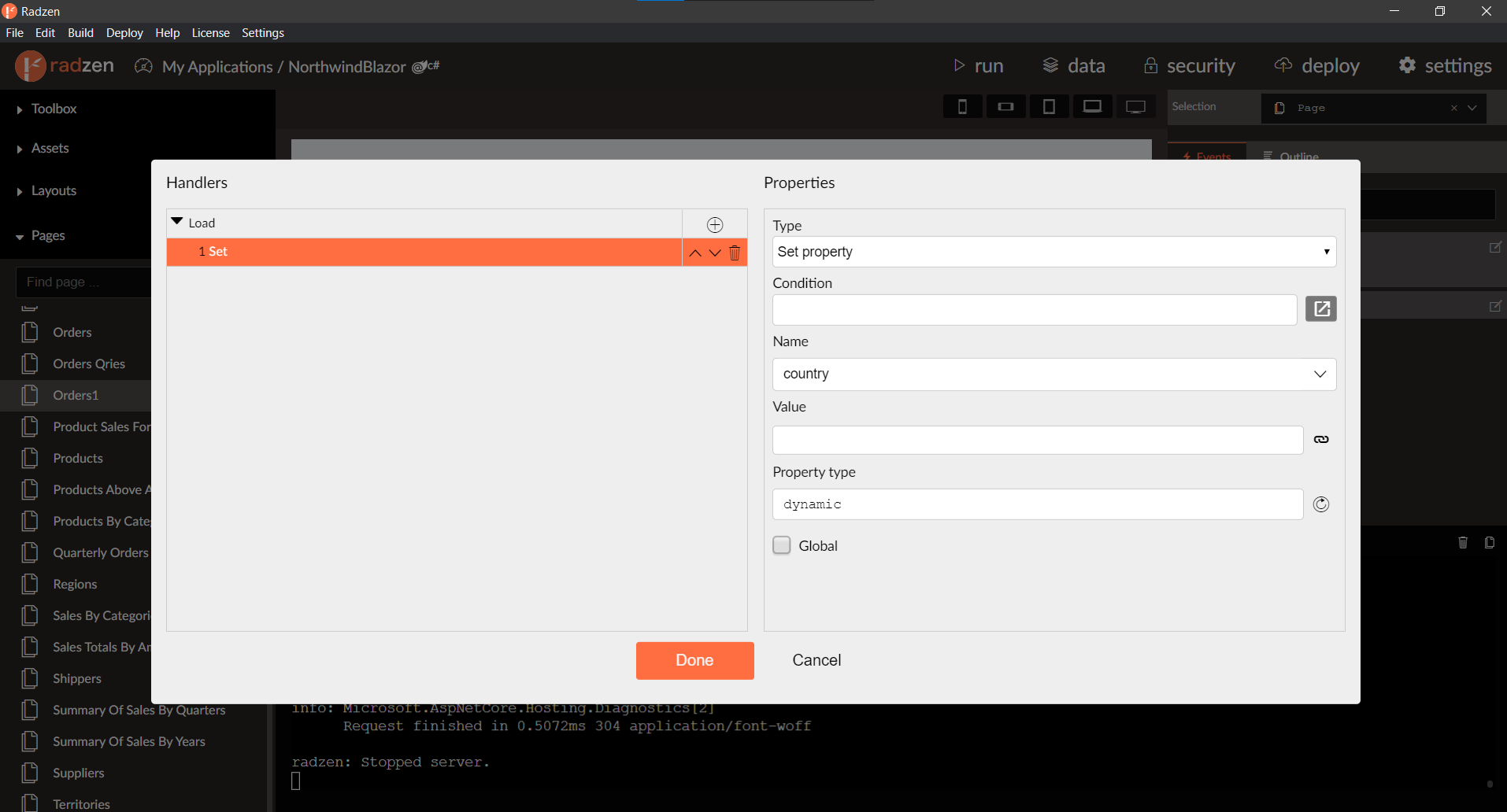 Duplicate columns with same property cannot display different titles - Blazor Server - Radzen