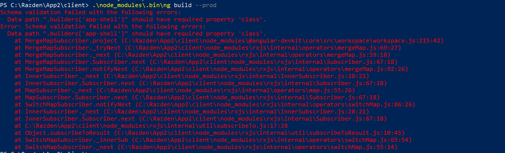 Manual Deployment - Angular - Radzen