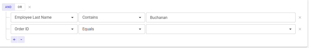 RadzenDataFilterProperty: FilterOperator "Contains" is set, but "Equals ...