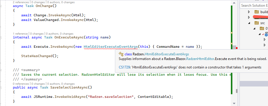 Trying to create new component same as RadzenHtmlEditor - Radzen Studio ...