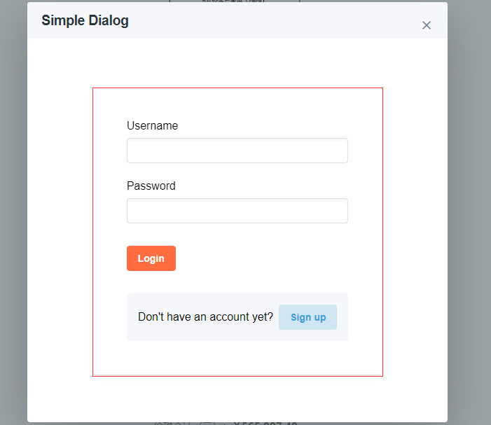 How to make the login like a dialog? - Radzen.Blazor Components - Radzen