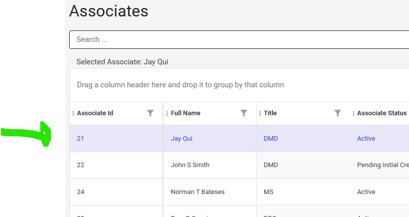 RadzenDataGrid how to select a row automatically - Radzen Blazor Studio ...