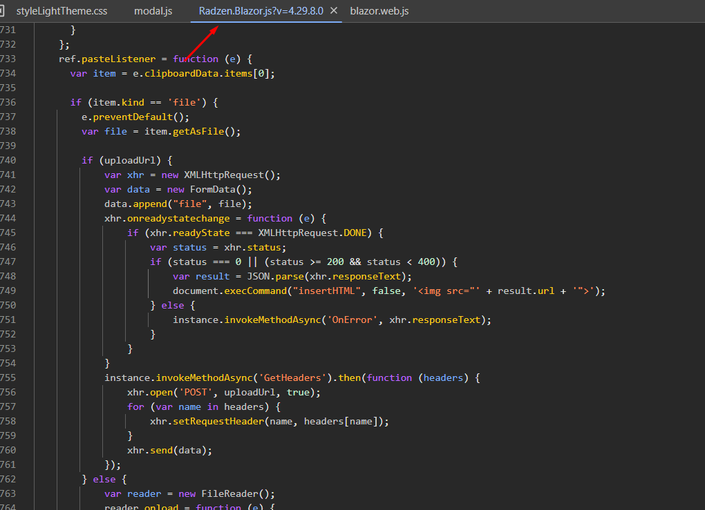 RadzenHtmlEditorImage can convert to base64 format? - Radzen.Blazor ...