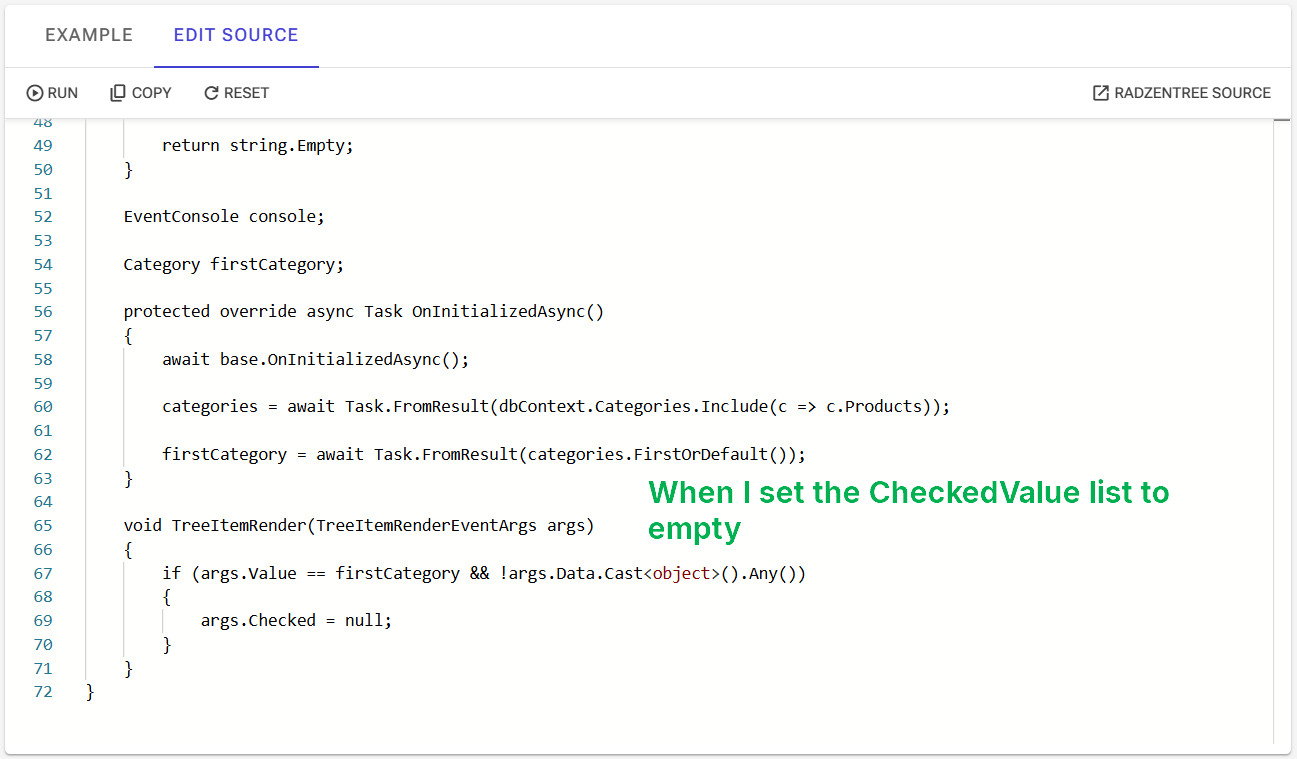 Node rendering issue with Tree Checkboxes - Radzen.Blazor Components - Radzen
