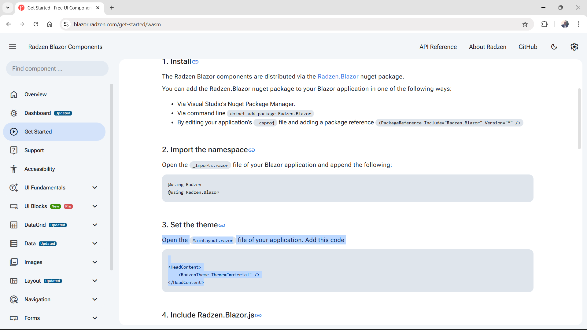 How to add ThemeService component in maui? - Radzen.Blazor Components ...