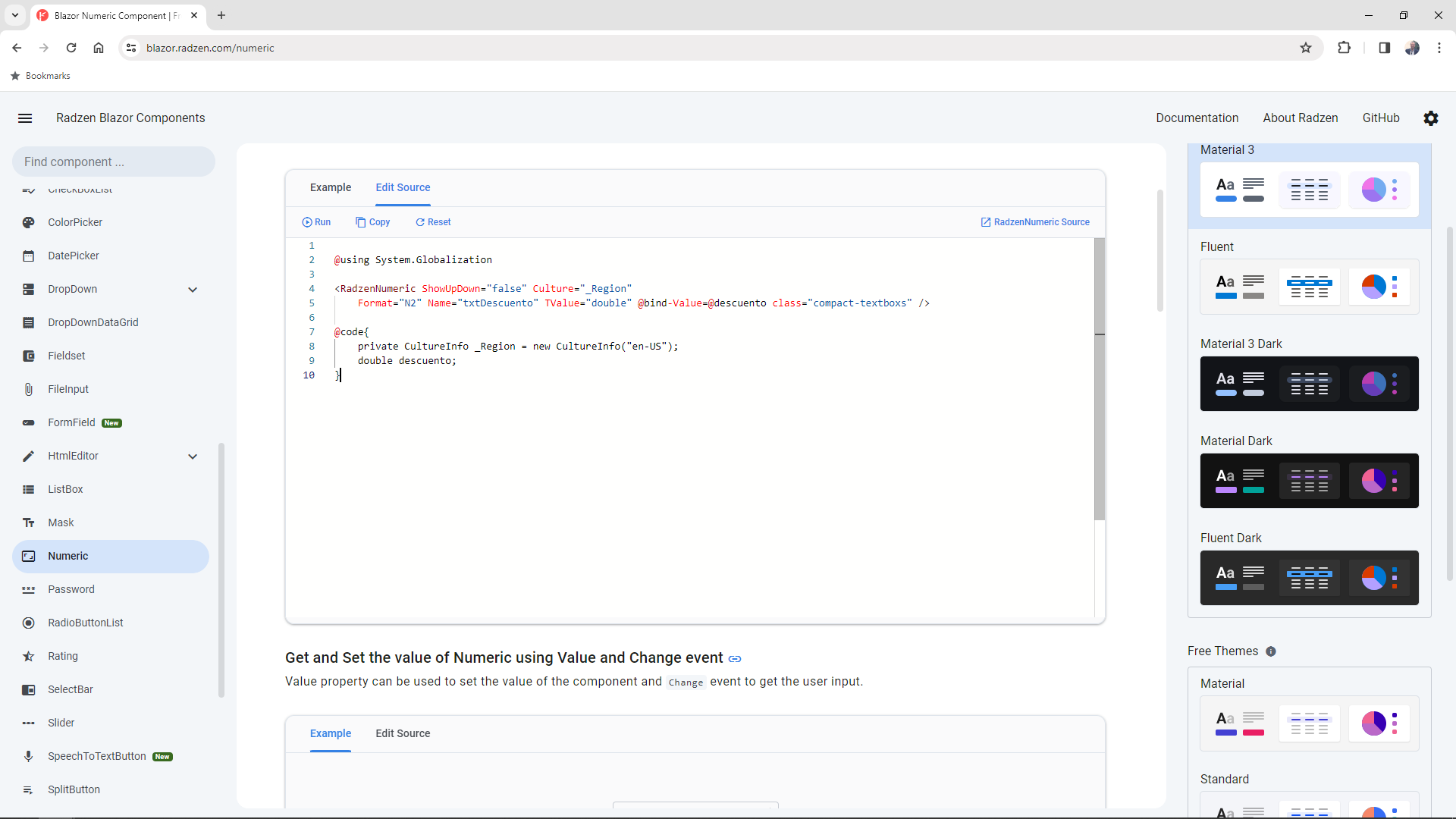 RadzenNumeric CultureInfo("en-US") does not works - Radzen.Blazor Components - Radzen