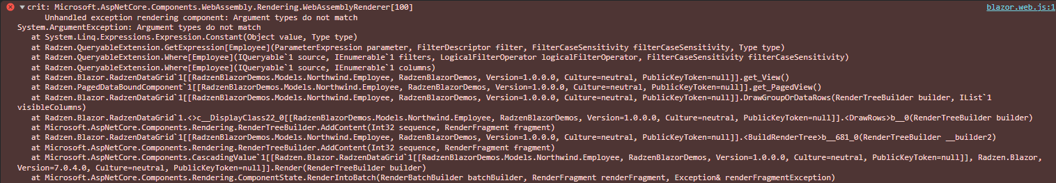 FilterProperty is being ignored - Radzen.Blazor Components - Radzen